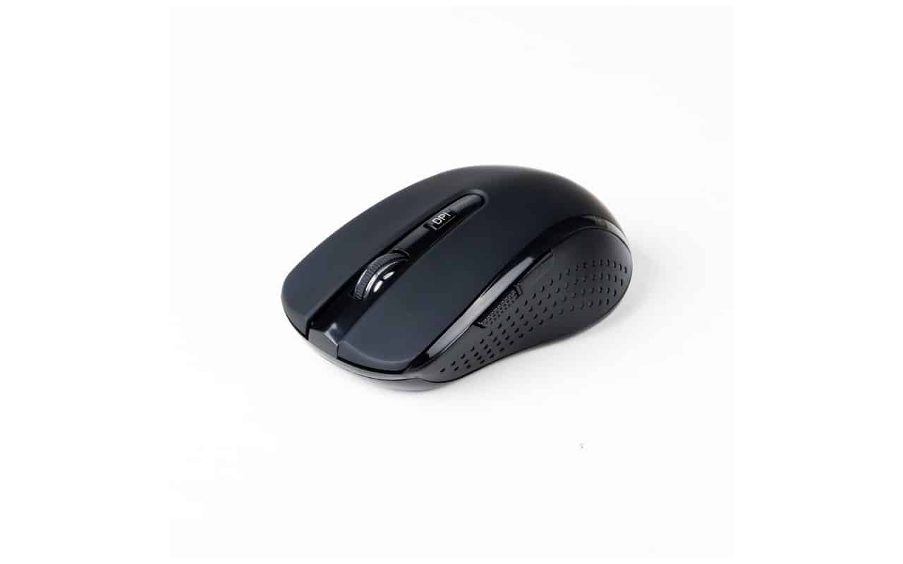 GoFreetech Wireless 1600DPI Mouse - Black — Network Computer Wireless