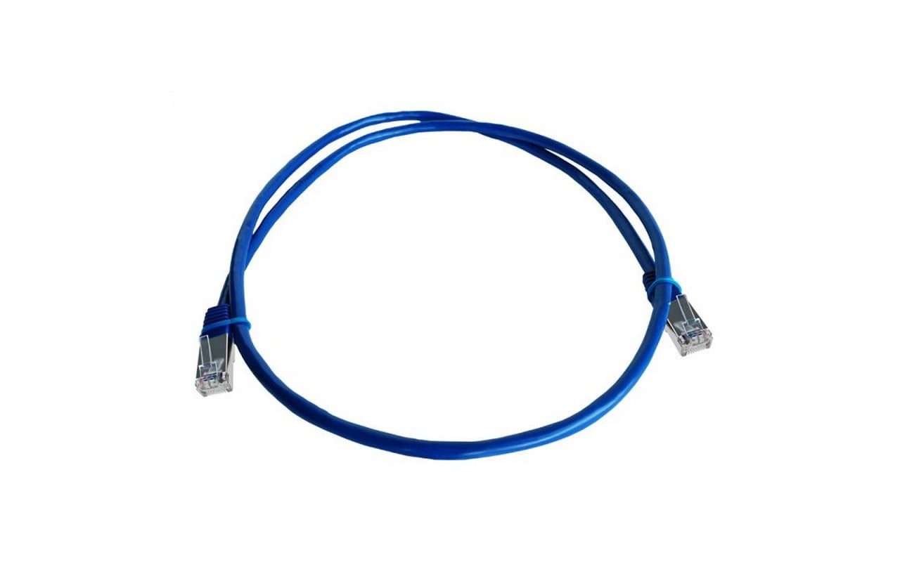 Linkbasic 1 Meter FTP Cat5e Flylead Blue — Network Computer Wireless
