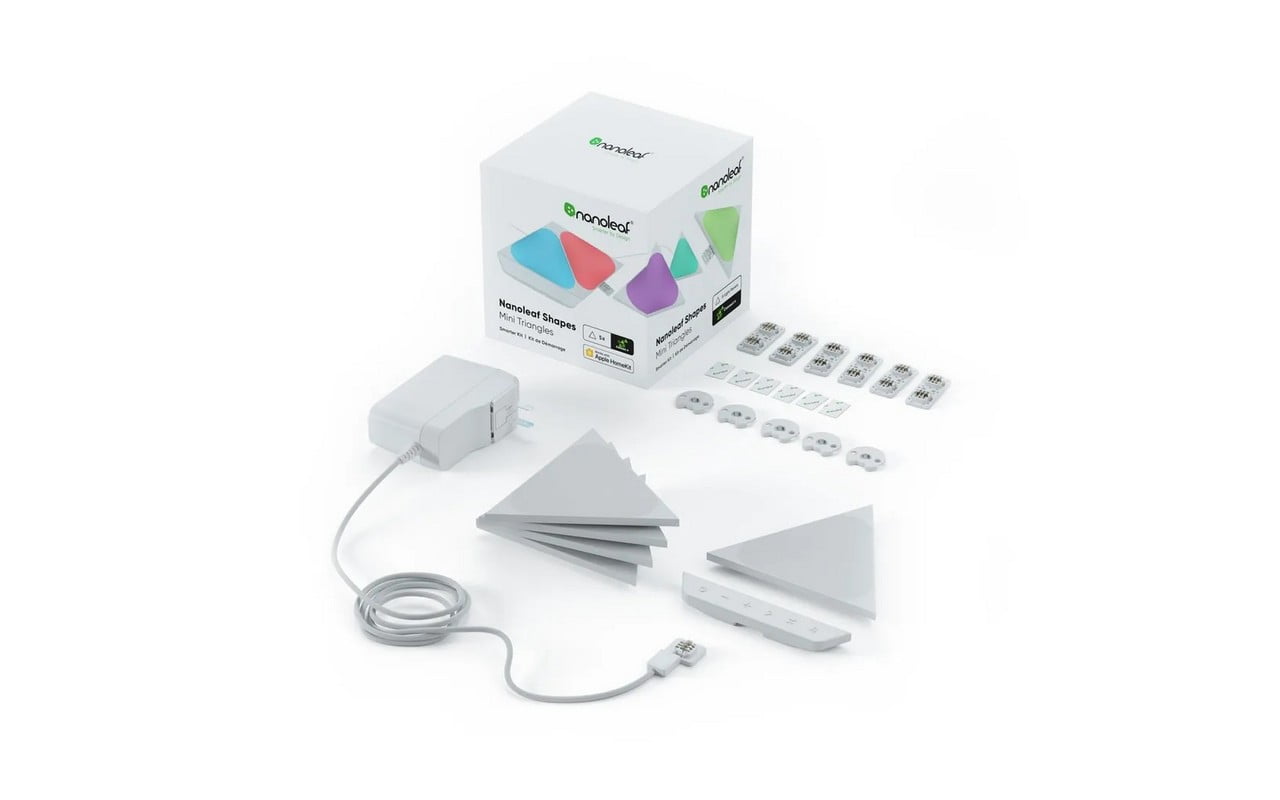 Nanoleaf Shapes | Triangles Mini | STK | White | 5 Pack | EU/UK ...