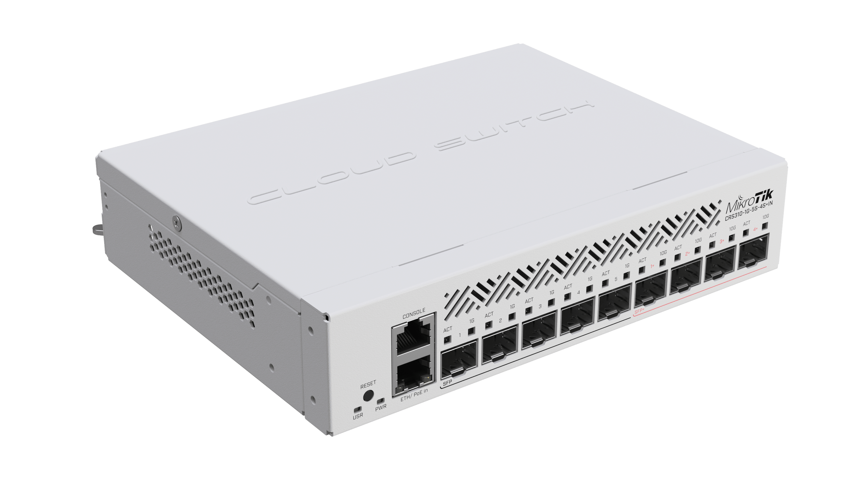 MikroTik netFiber 9, 4x 10G SFP+ Ports, 5x 1G SFP Ports, 1x GB Ethernet ...
