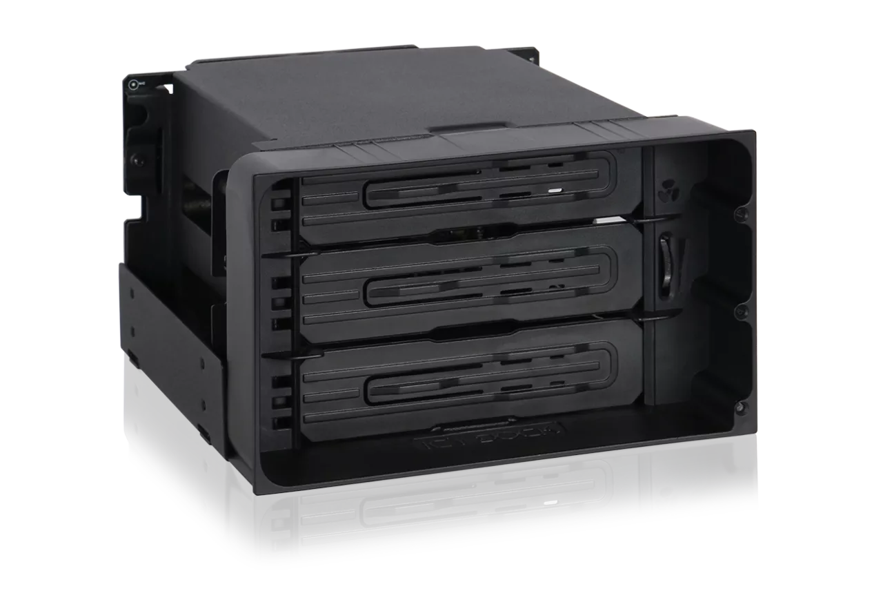 Icydock MB830SP-B flexi Dock Tray-less 3 Bay Removable 3.5-inch SATA ...