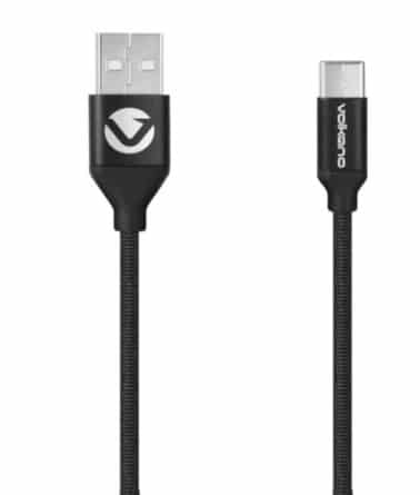 Volkano Weave Series Fabric Braided Type-C Cable 1.2m - Black — Network ...