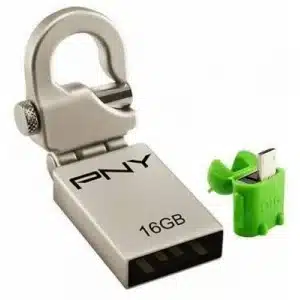 PNY Mini Hook OTG 16GB Green — Network Computer Wireless