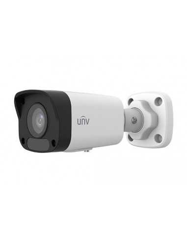 "Ultra H.265 UNV 8MP/4K Mini Bullet - High-Resolution Wide View IP Camera"