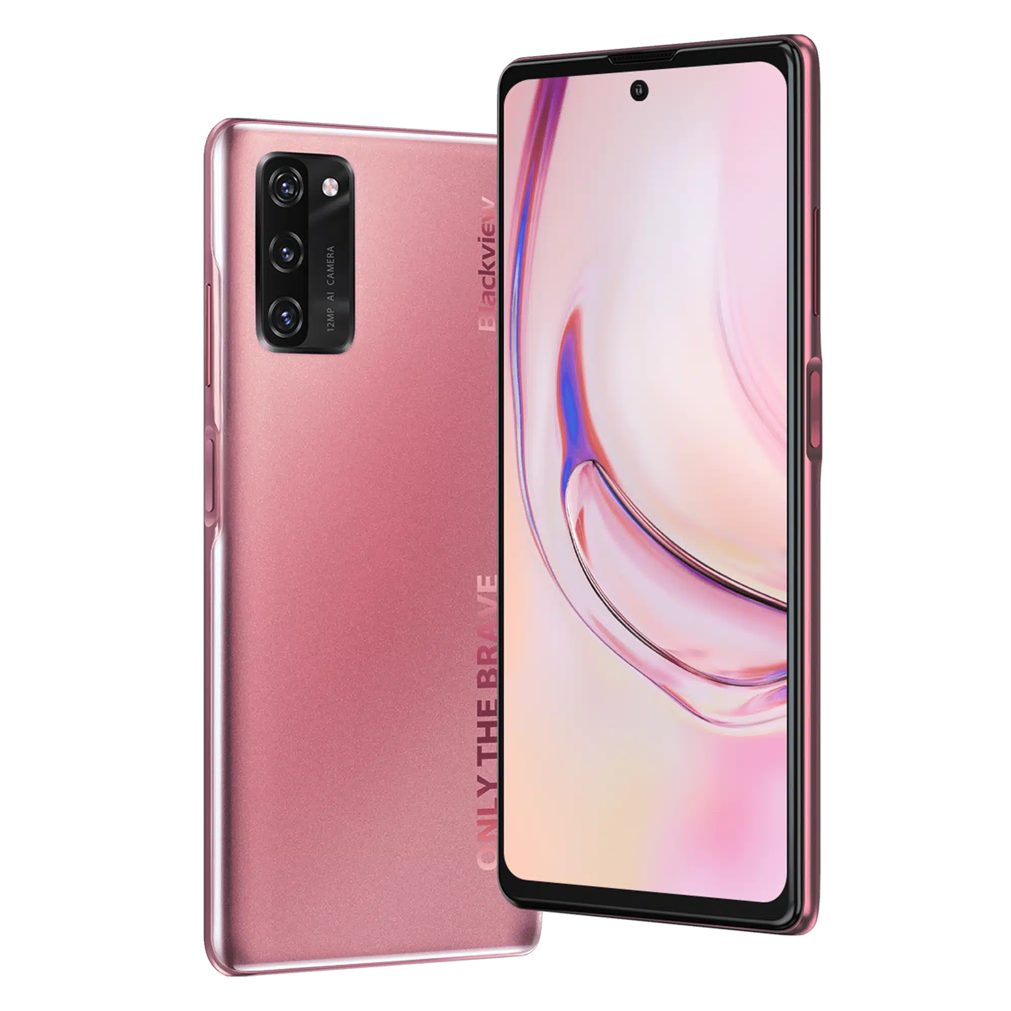 Blackview A100 Pink Dual-SIM Smartphone, 6GB+128GB, Android 11
