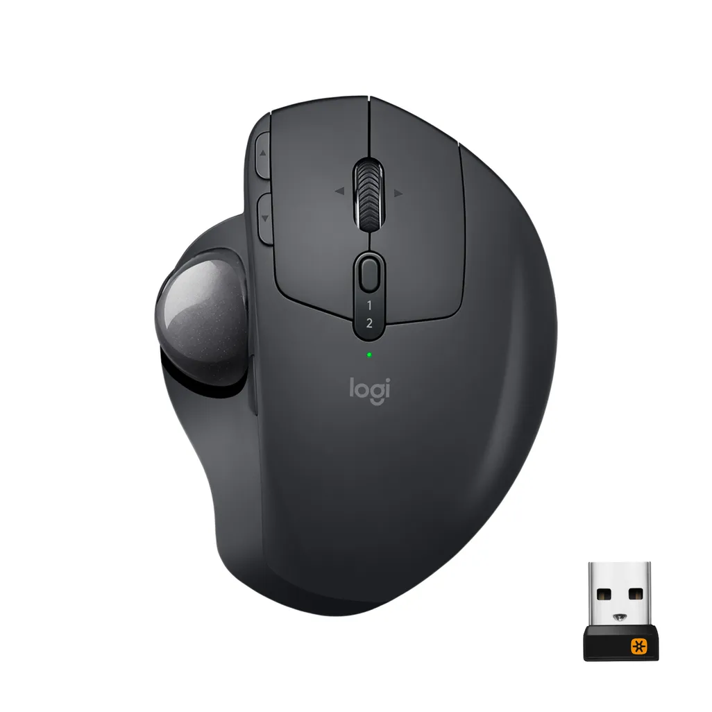 Logitech MX Ergo Wireless Trackball - Precision Control Mouse