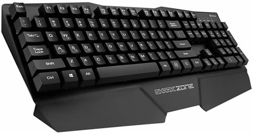Sharkoon Shark Zone K15 USB Gaming Keyboard — Network Computer Wireless