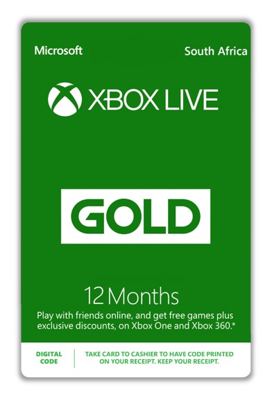 Xbox Live Gold 12 Months — Network Computer Wireless